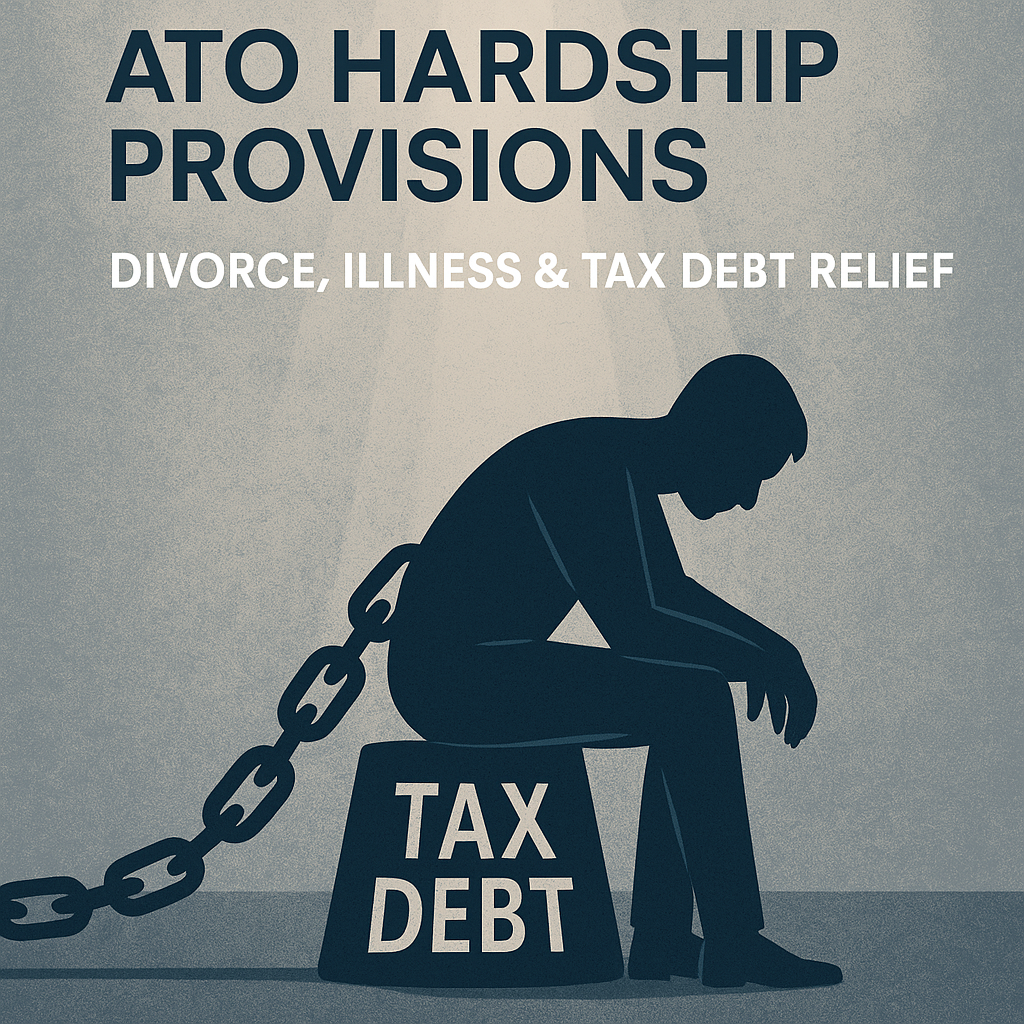 ATO Hardship Provisions – Divorce, Illness and Tax Debt Relief